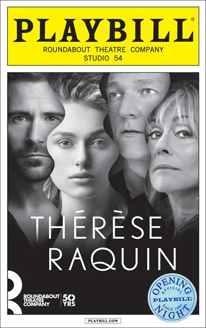 Therese Raquin Limited Edition Official Opening Night Playbill ...